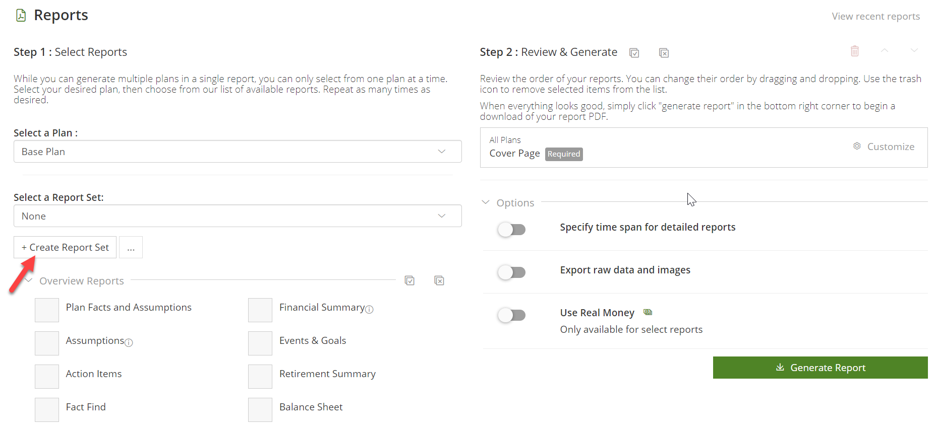 Report Sets - How to select and save a reusable set of reports - UK ...